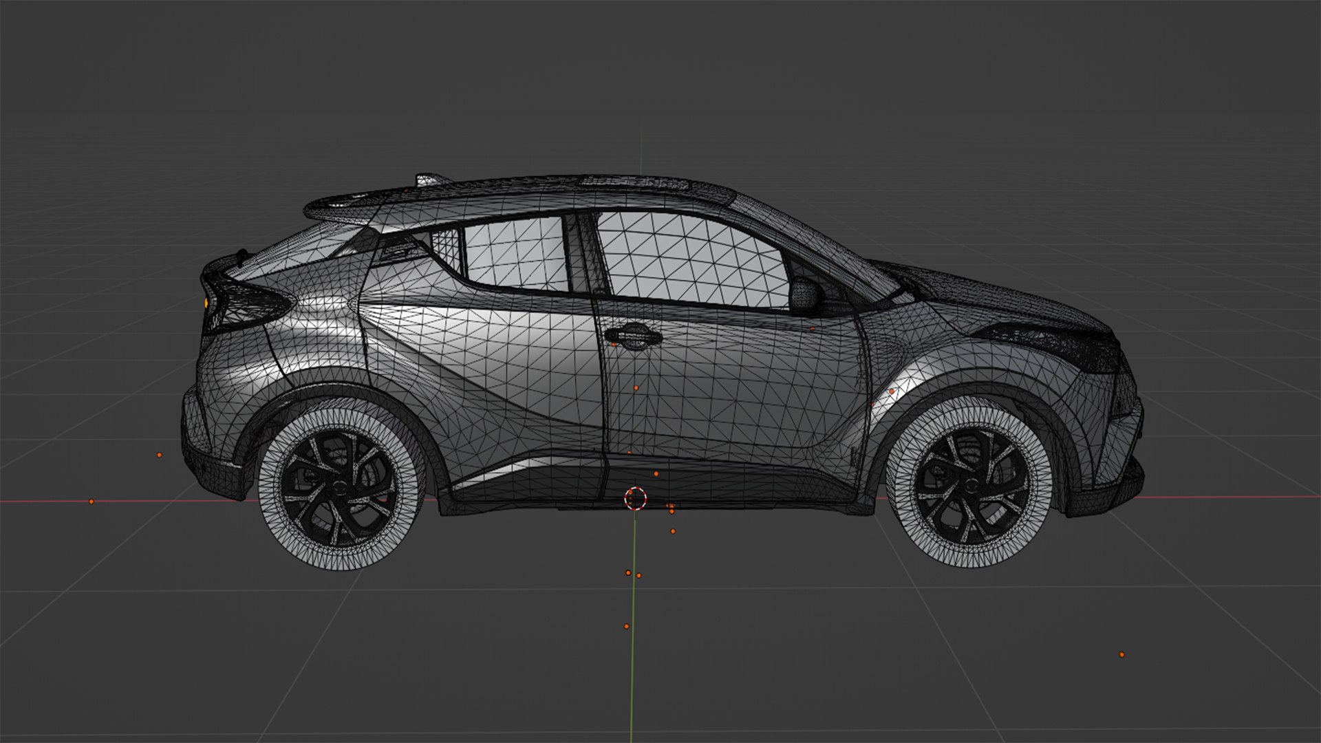 Toyota C-HR 3D Model - TurboSquid 2046844