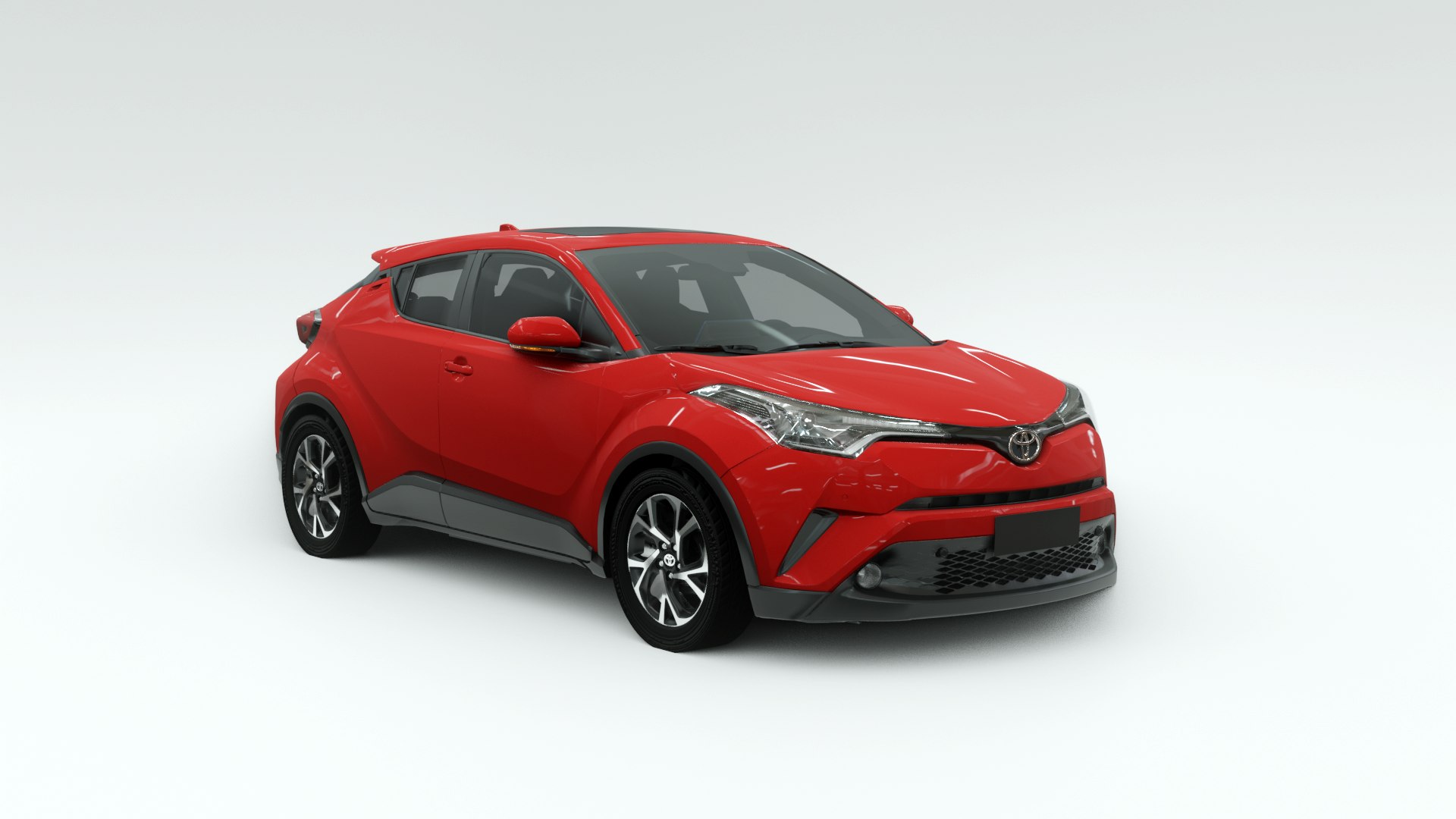 Toyota C-HR 3D Model - TurboSquid 2046844