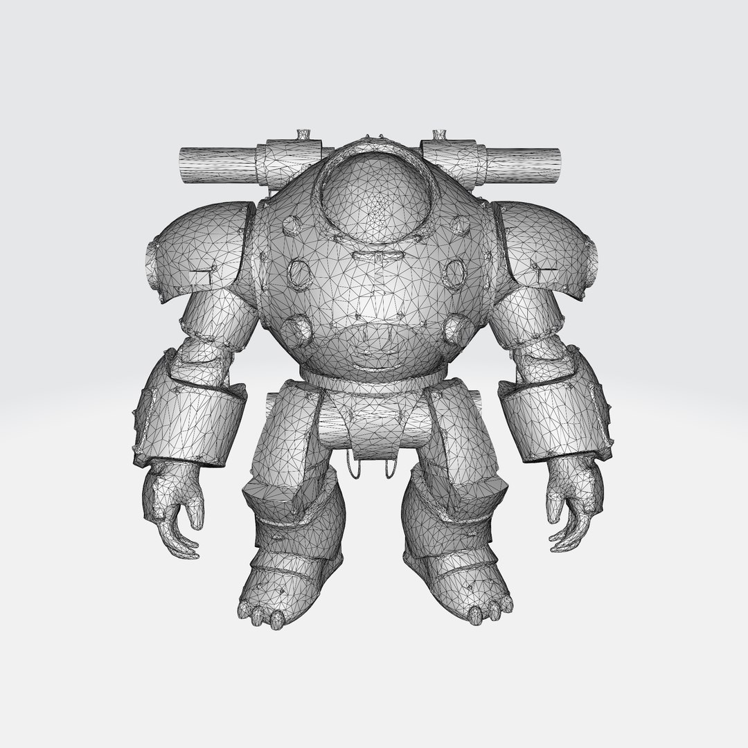 3D Steampunk Mecha Robot Model - TurboSquid 2367022