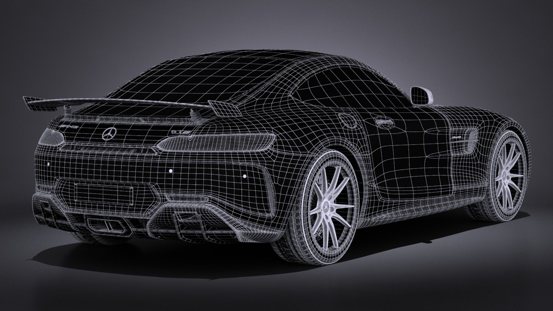 mercedes amg gt 3d model