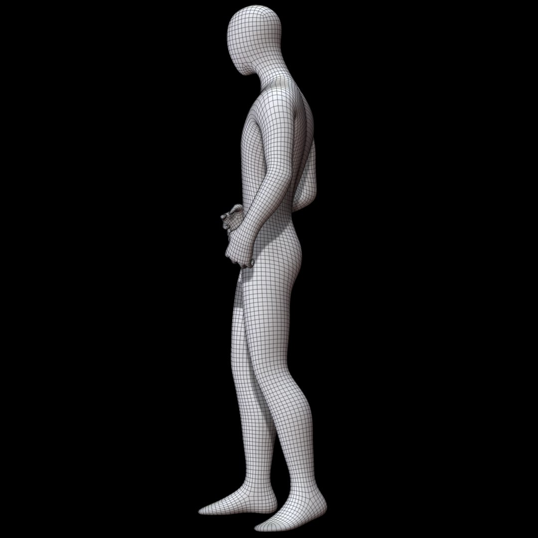 Mannequin man male 3D model - TurboSquid 1629936