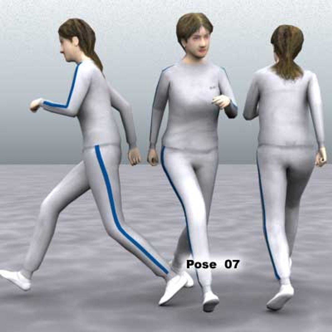 Human Female Girl 3d C4d