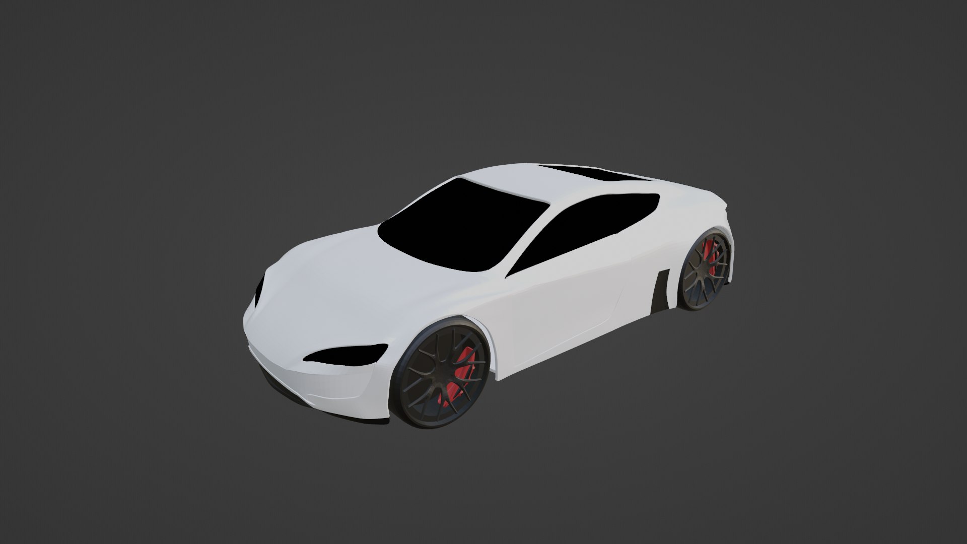 3D Tesla Roadster Car Game Ready Low-Poly 3D Model - TurboSquid 2329300
