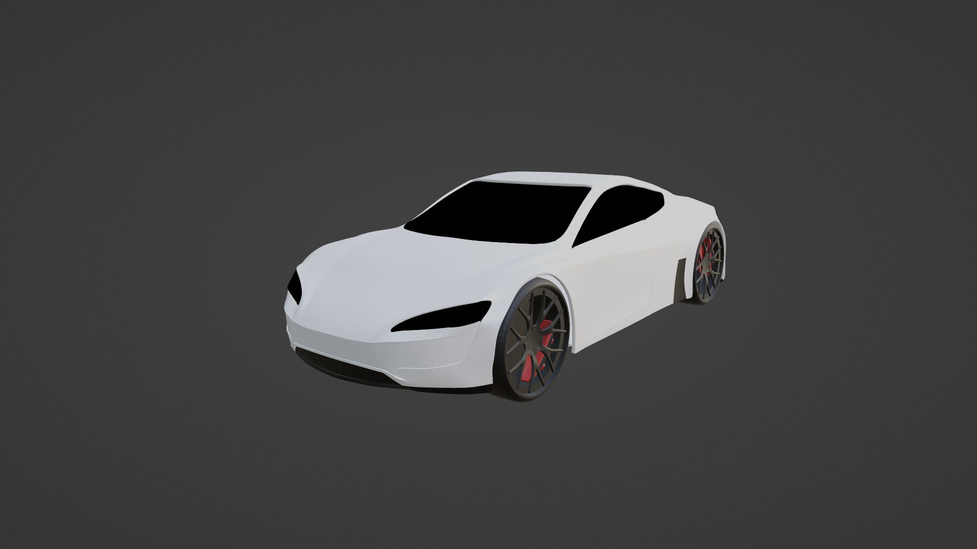 3D Tesla Roadster Car Game Ready Low-Poly 3D Model - TurboSquid 2329300