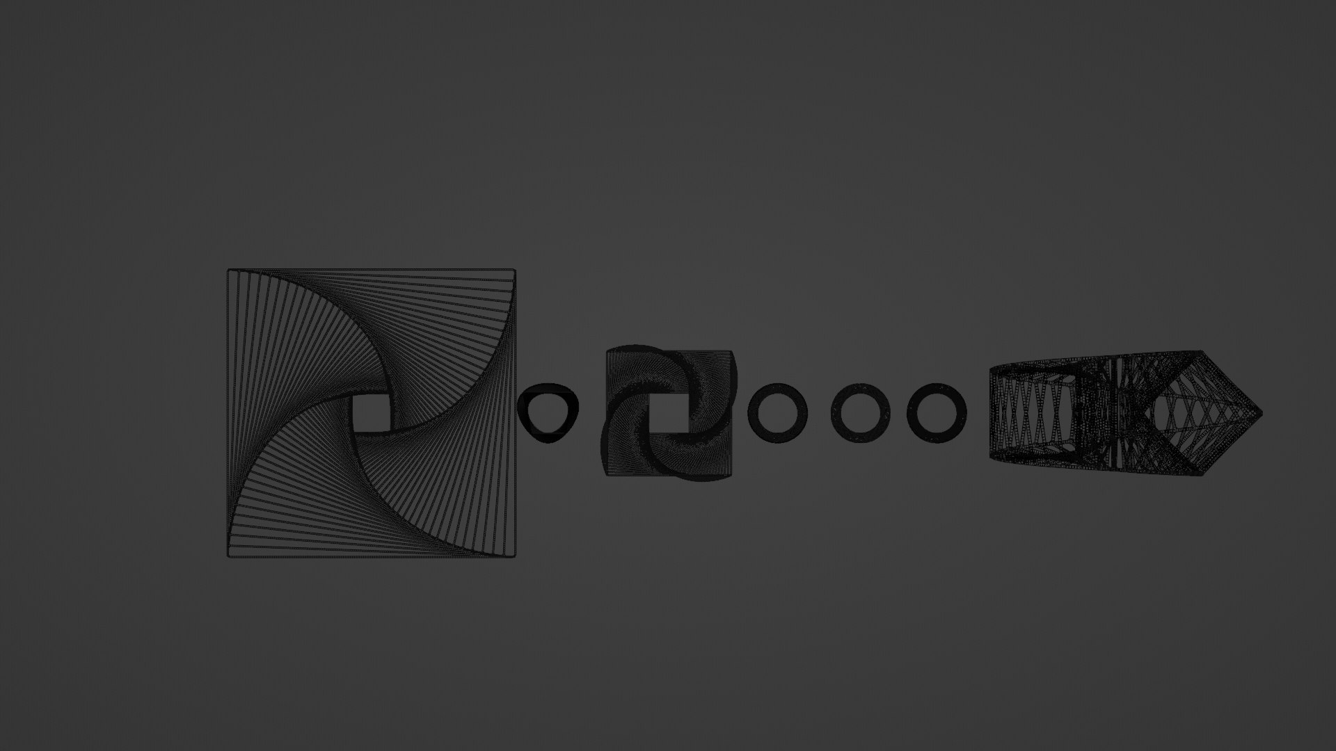 Abstract Wire Sculpture 3D Model - TurboSquid 1979690