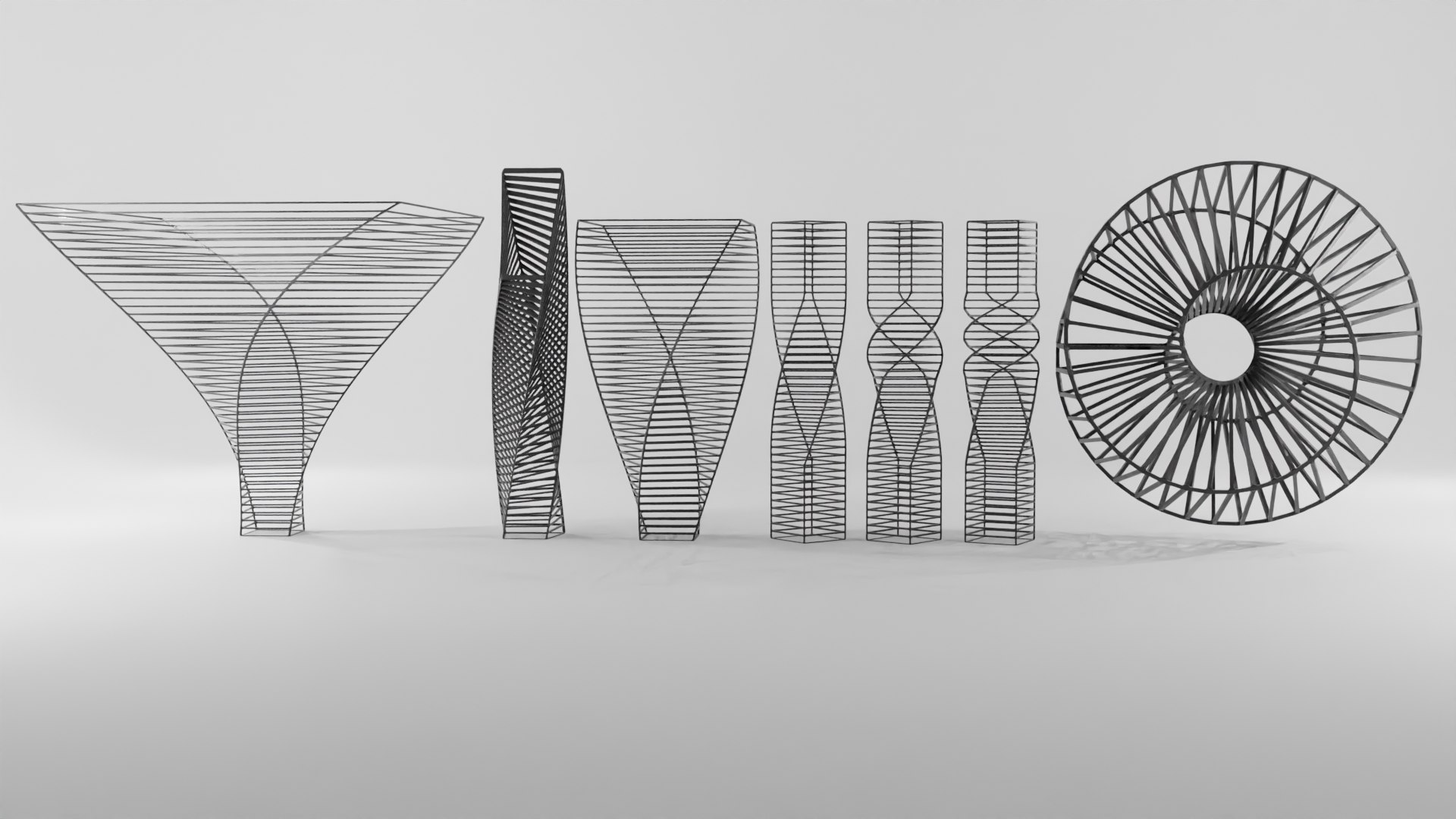 Abstract Wire Sculpture 3D Model - TurboSquid 1979690