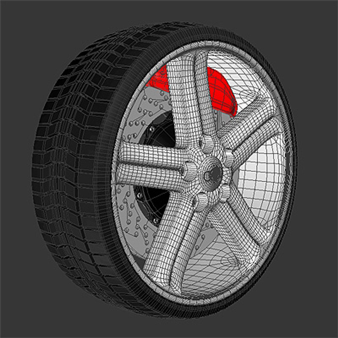 Audi Wheel - 3d Model