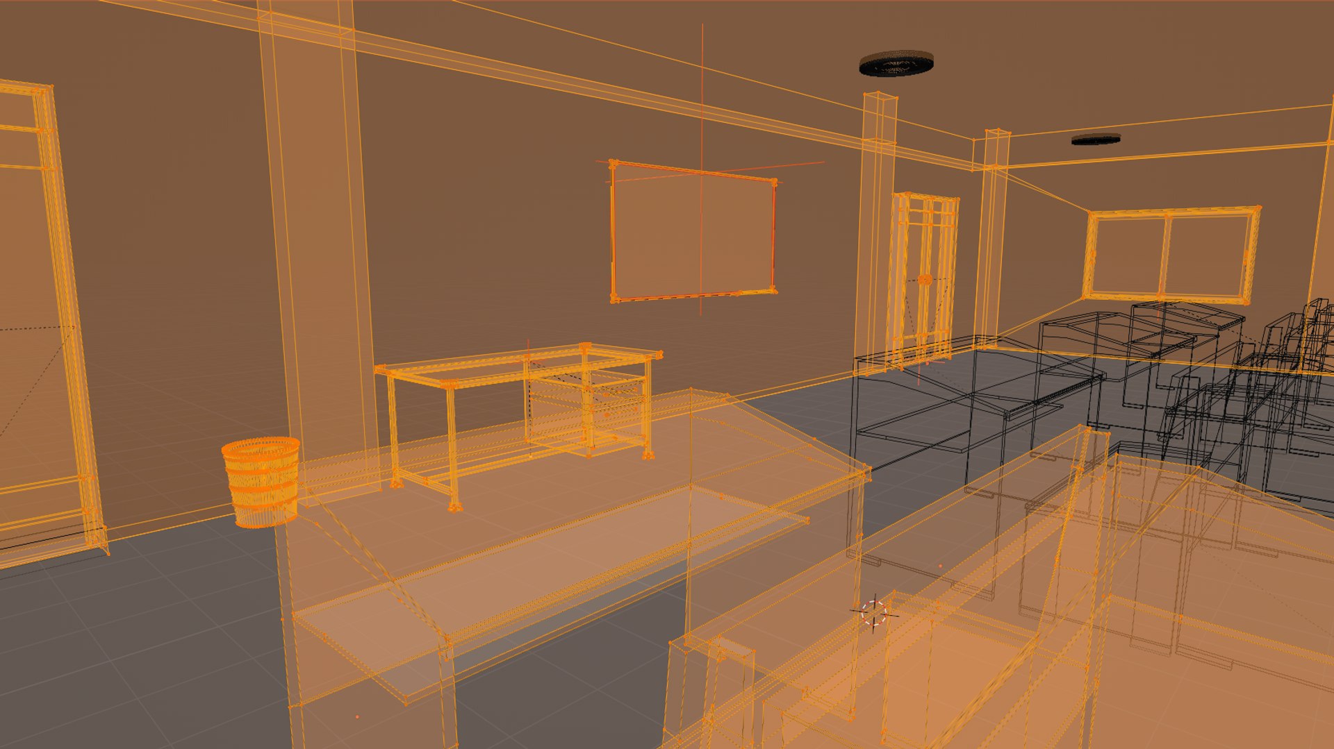 3D High Quality College Classroom Model - TurboSquid 1931464