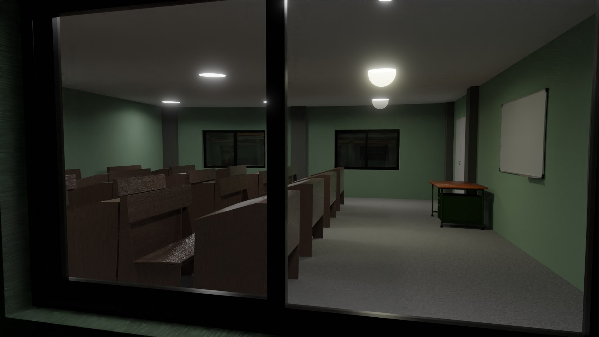 3D High Quality College Classroom Model - TurboSquid 1931464
