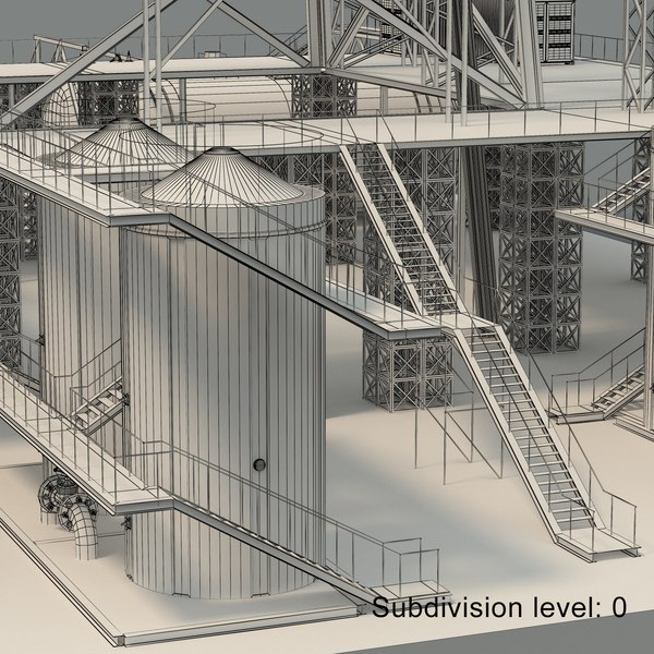 drilling rig 3d model