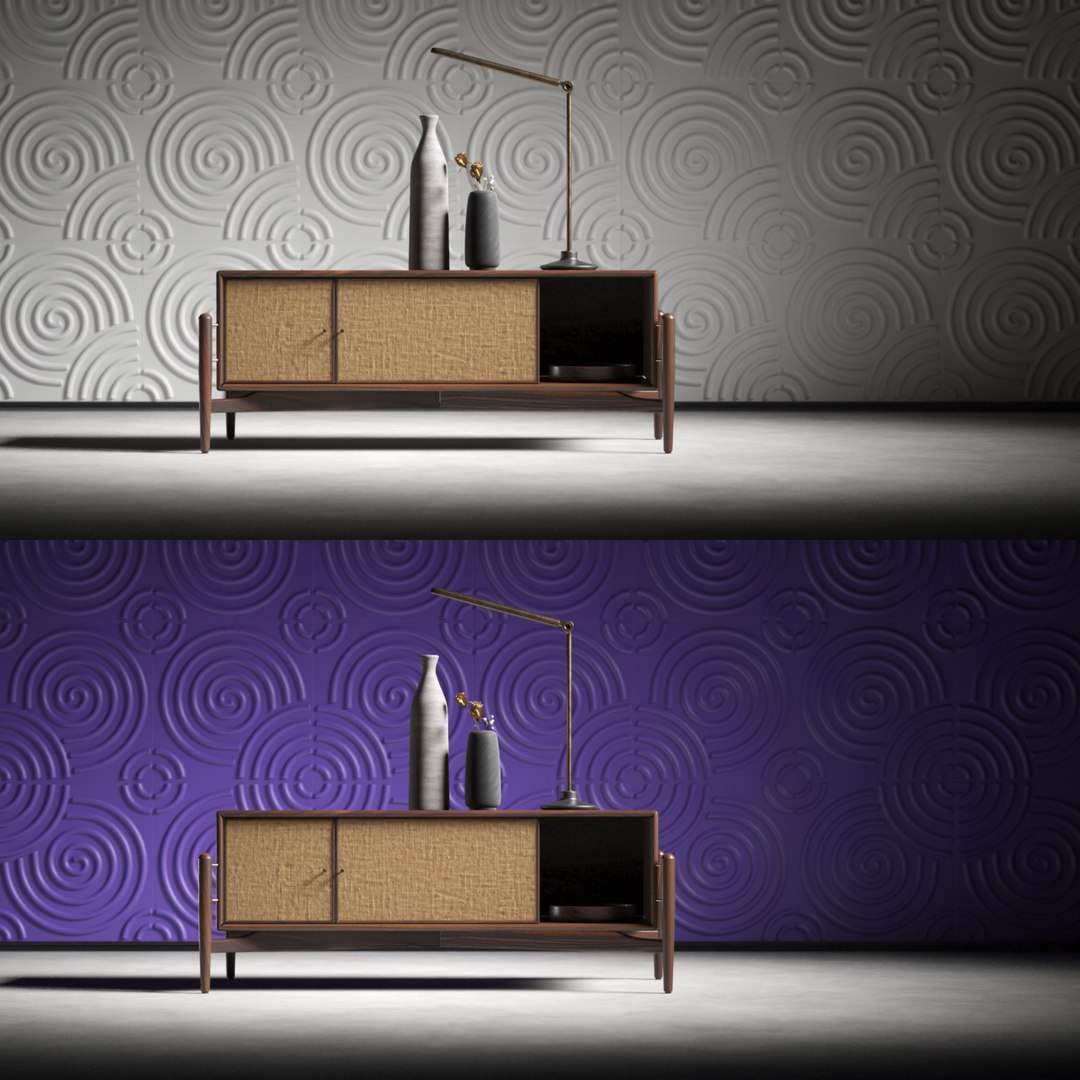 3D Spiral Endure Wall Panel Model - TurboSquid 2042106