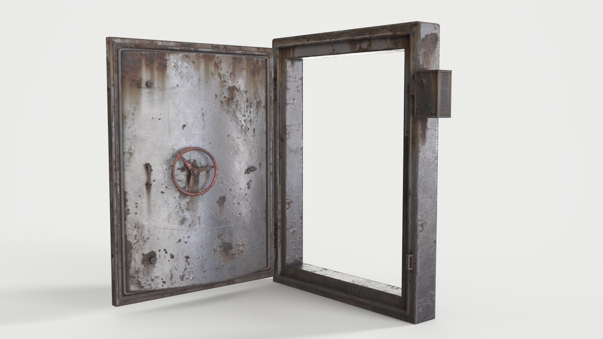 Bunker Door Pbr Lowpoly Bunker Gate 02 Low-poly 3D Model - TurboSquid ...