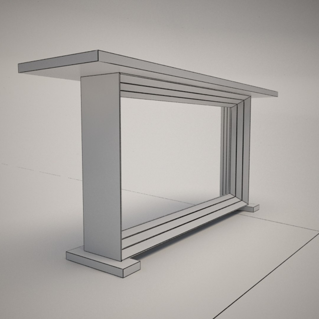 dwg cattelan italia monaco console table