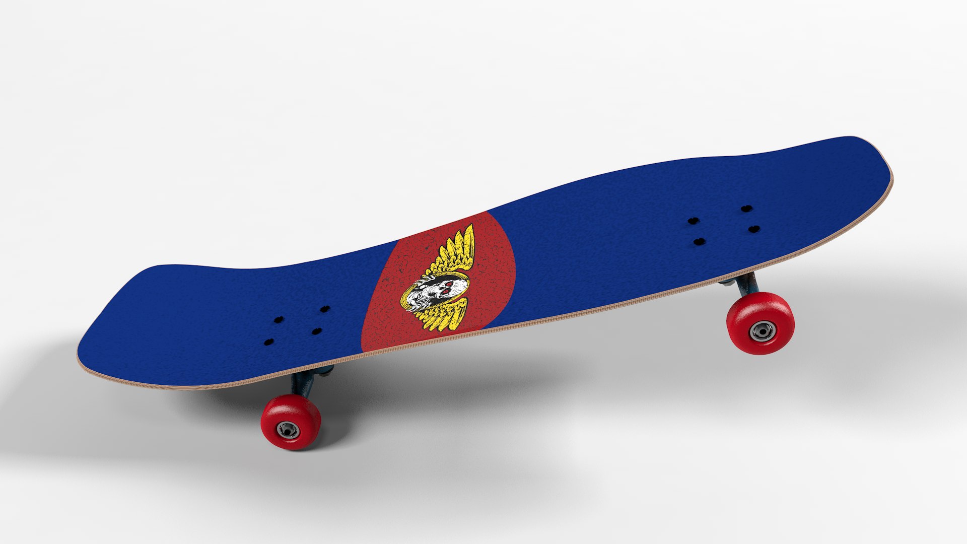 3D Skateboard Old Underhill Model - TurboSquid 1595055