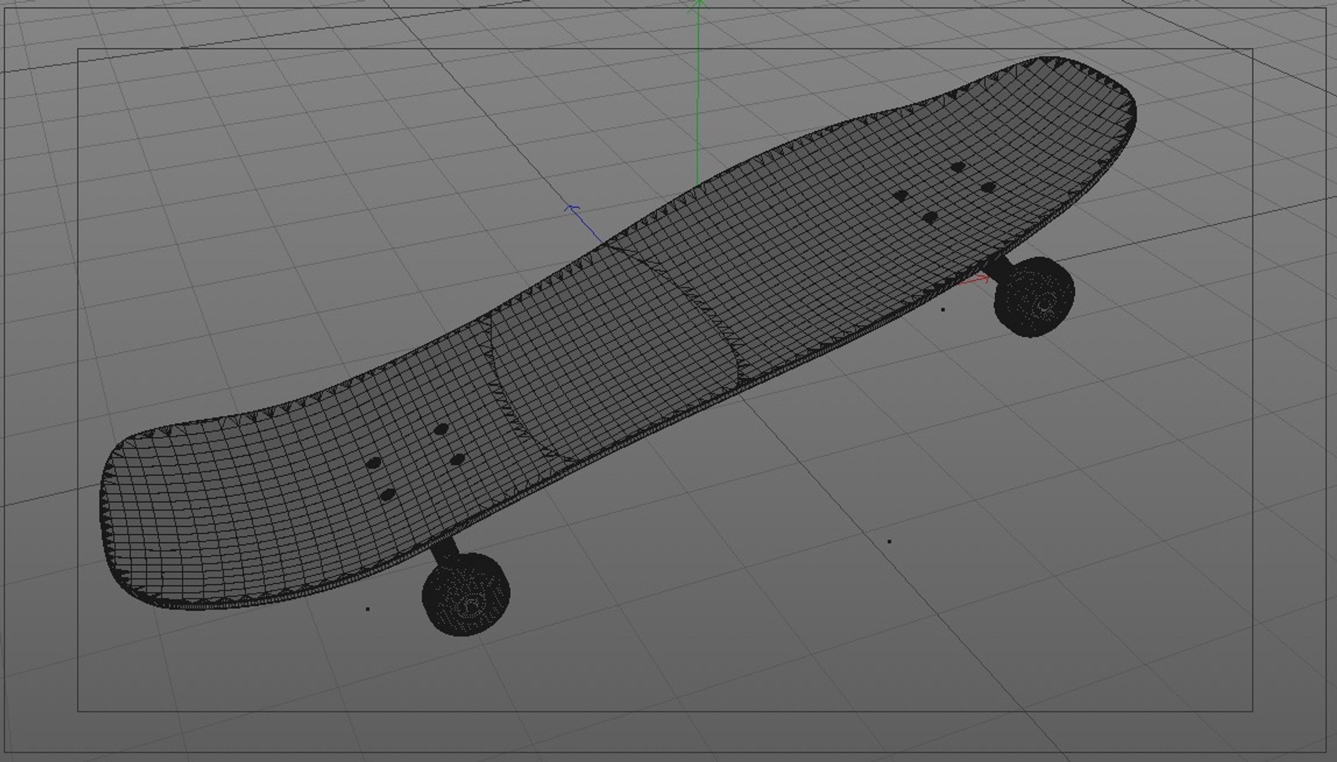 3D Skateboard Old Underhill Model - TurboSquid 1595055