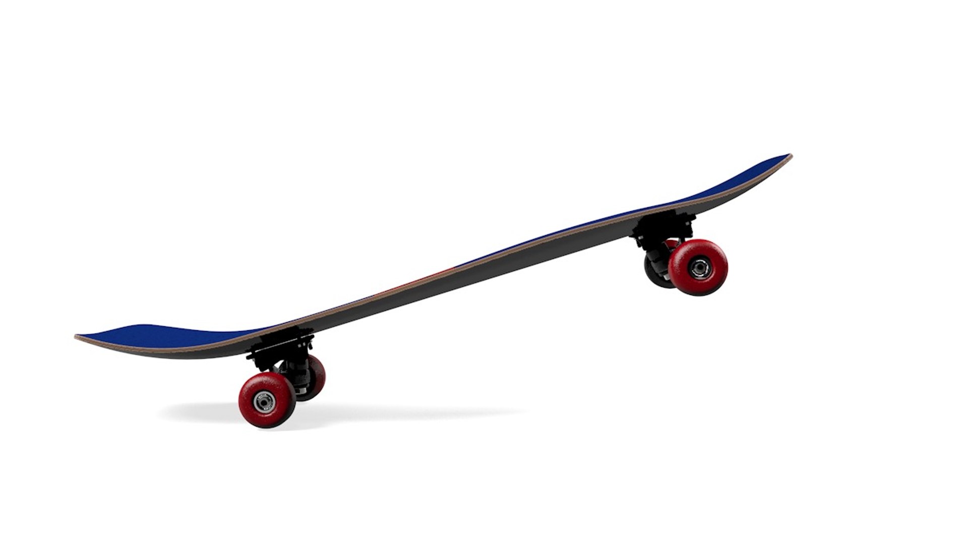 3D Skateboard Old Underhill Model - TurboSquid 1595055