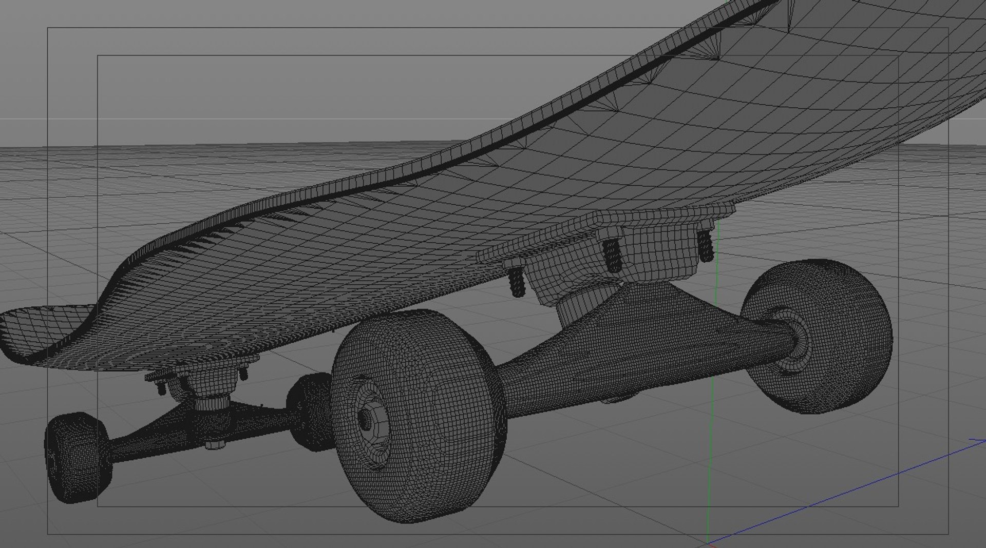 3D Skateboard Old Underhill Model - TurboSquid 1595055