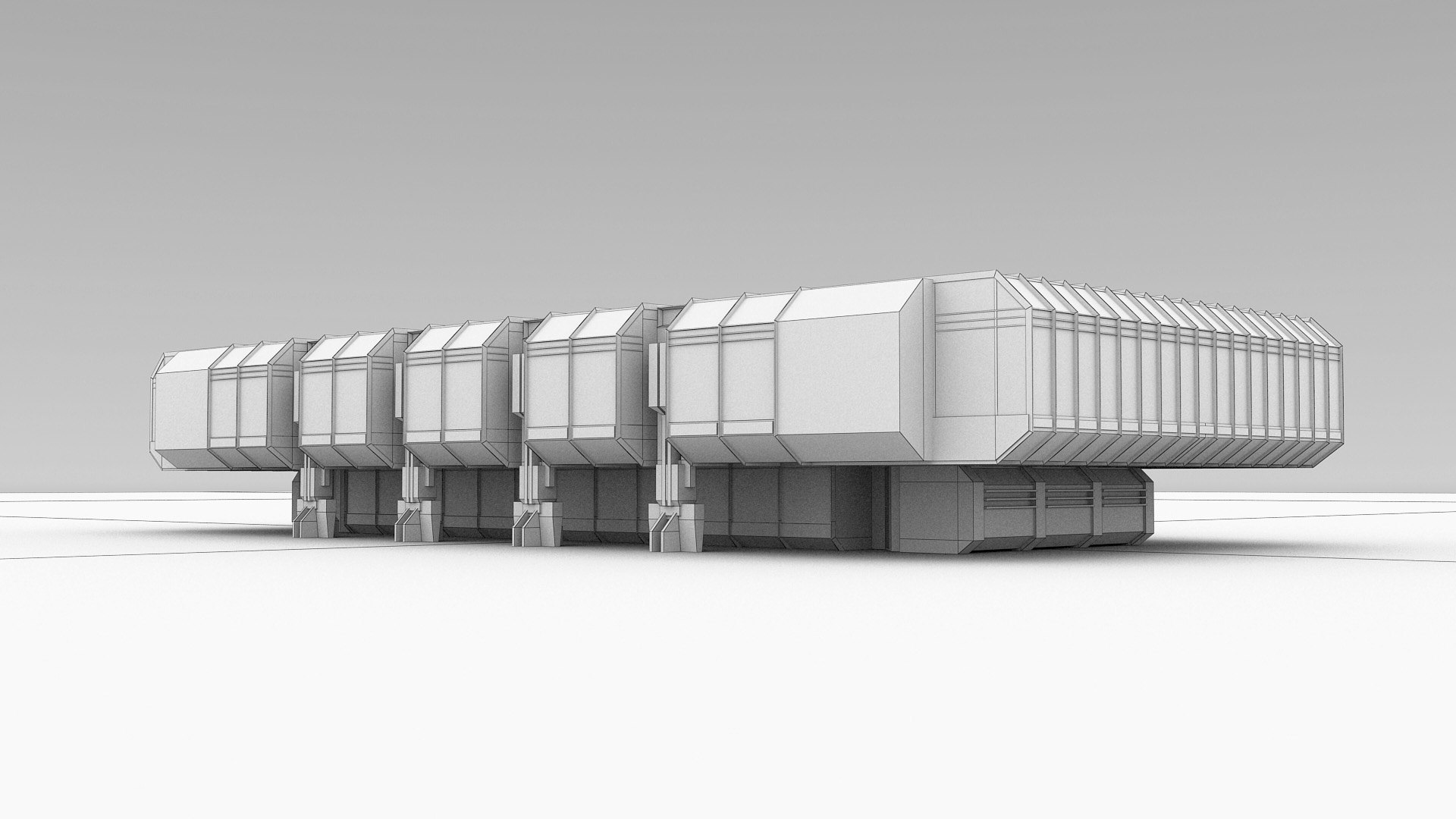 3D Future Building 001 - TurboSquid 2037577