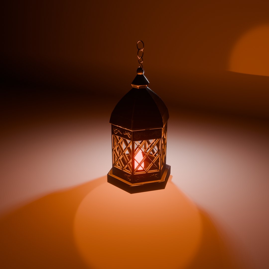 Low Poly Medieval Old Lantern Model - TurboSquid 2372257