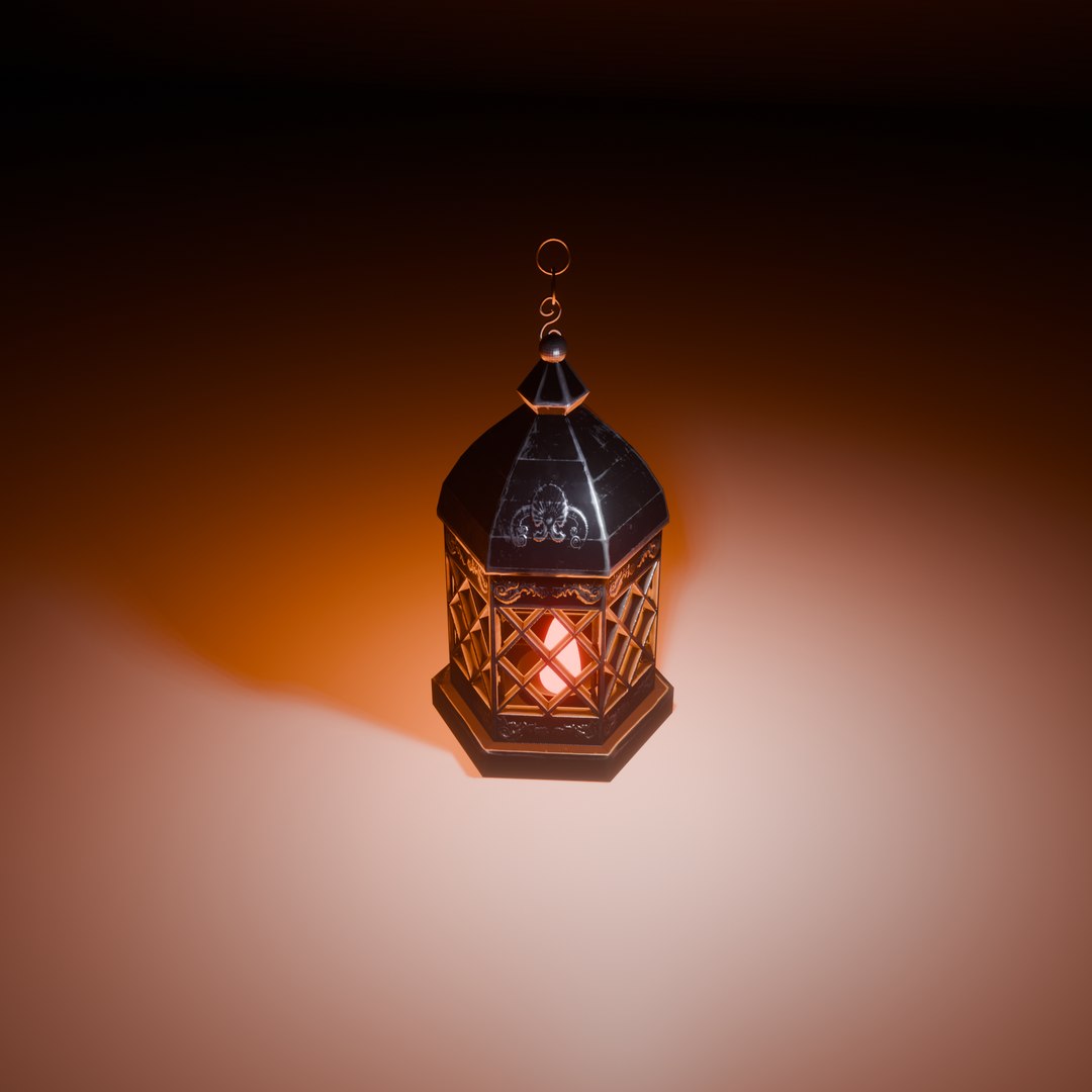 Low Poly Medieval Old Lantern Model - TurboSquid 2372257