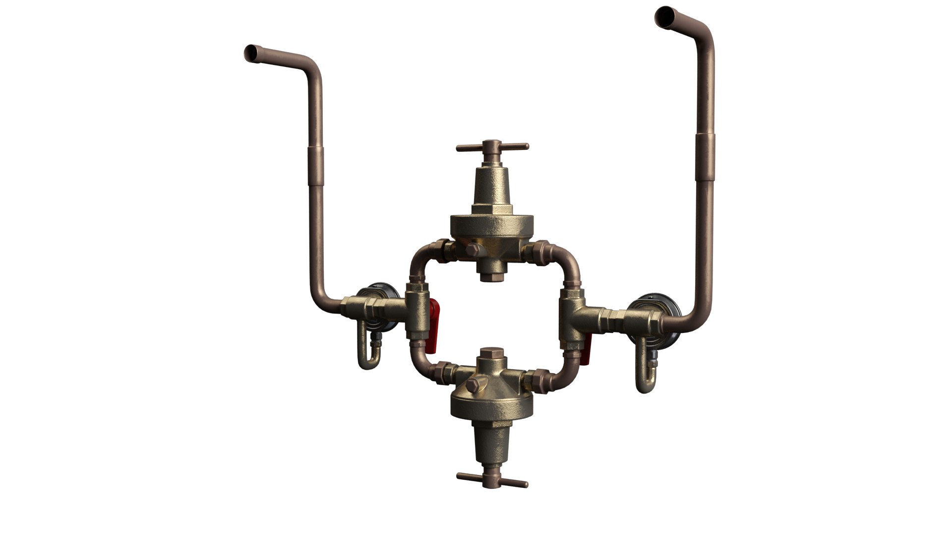 Valves System 3D model - TurboSquid 1793416