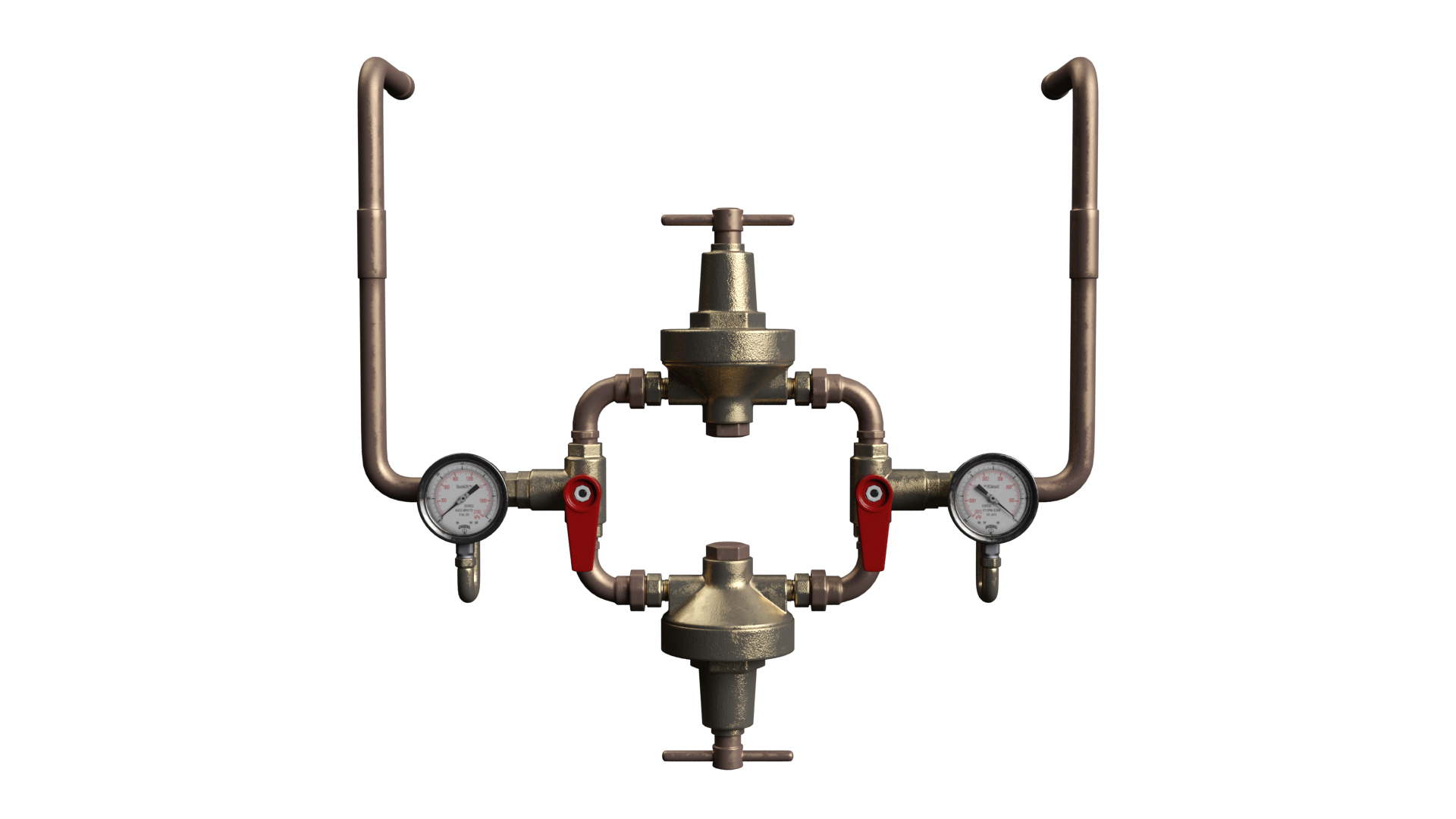 Valves System 3D model - TurboSquid 1793416