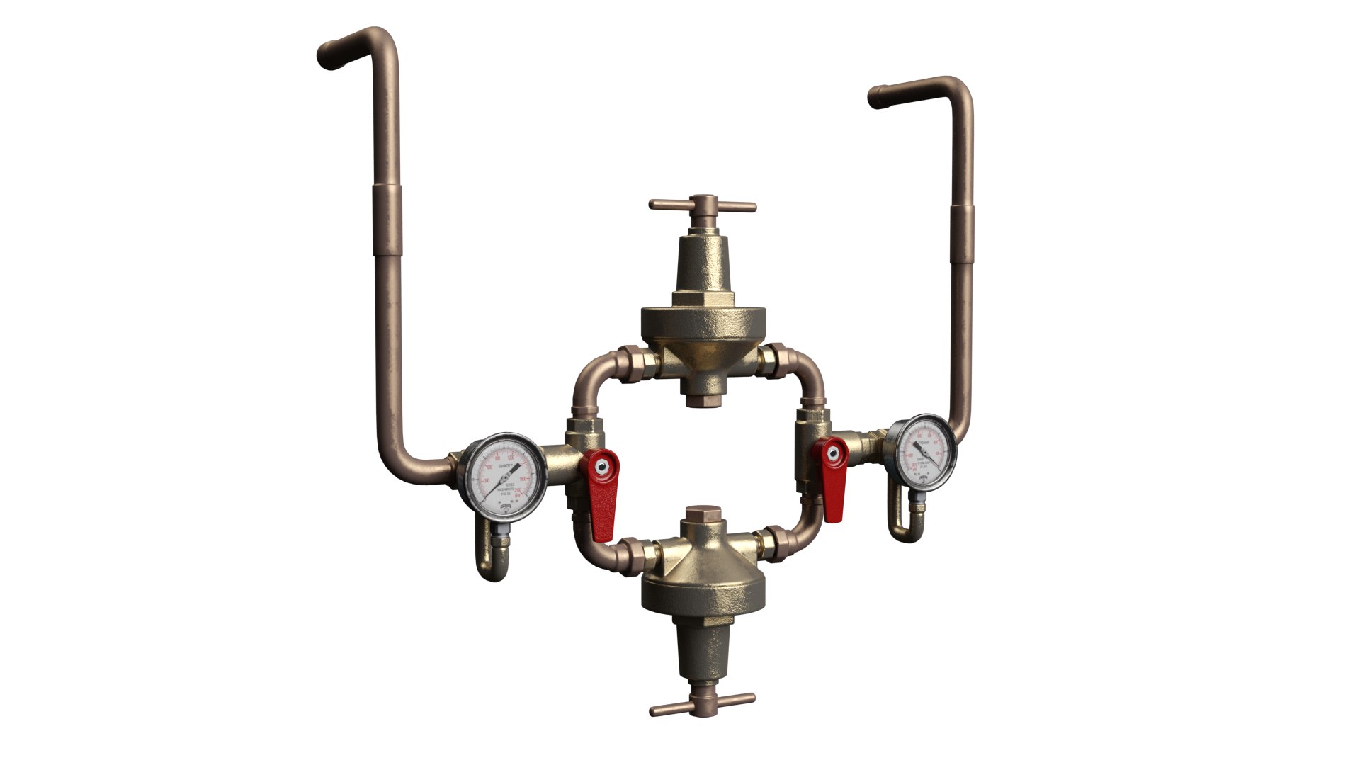 Valves System 3D model - TurboSquid 1793416