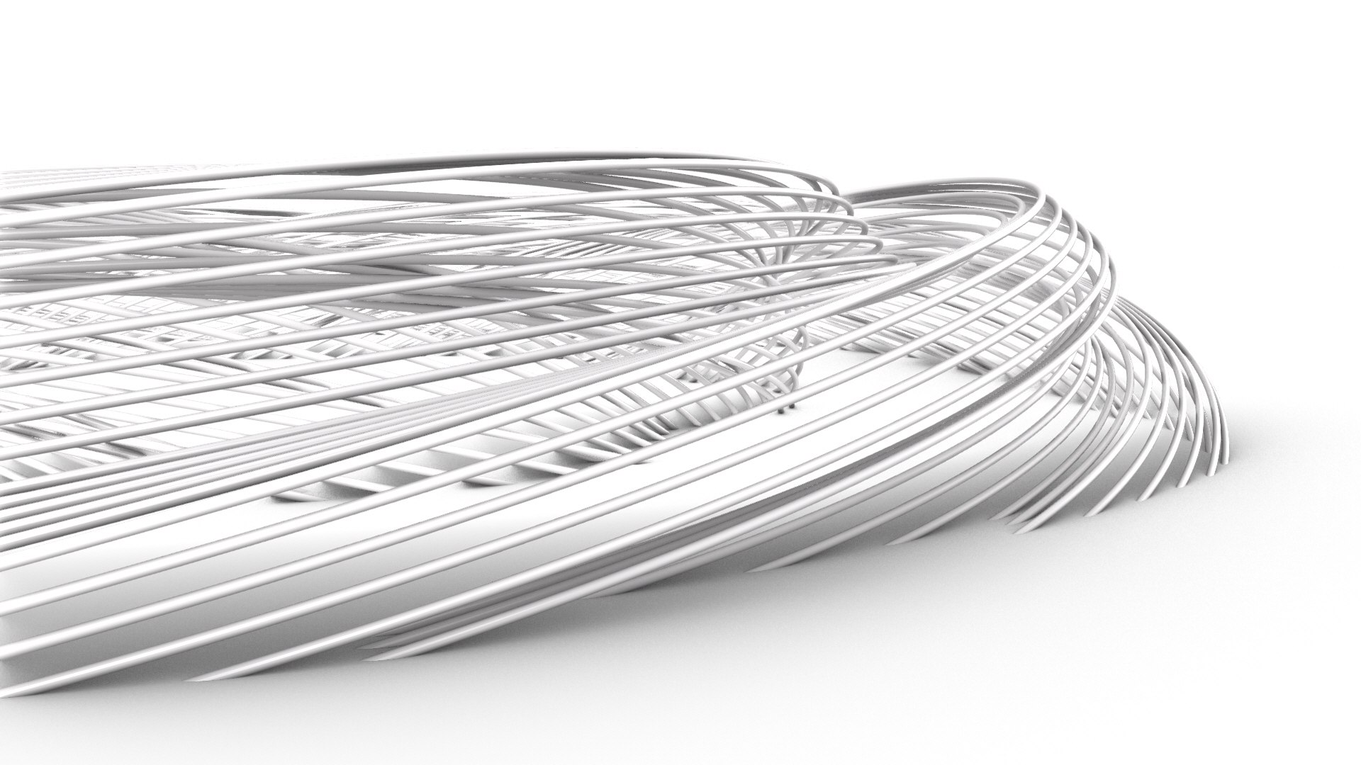 3D Twisted Pipes Structure Model - TurboSquid 2183660