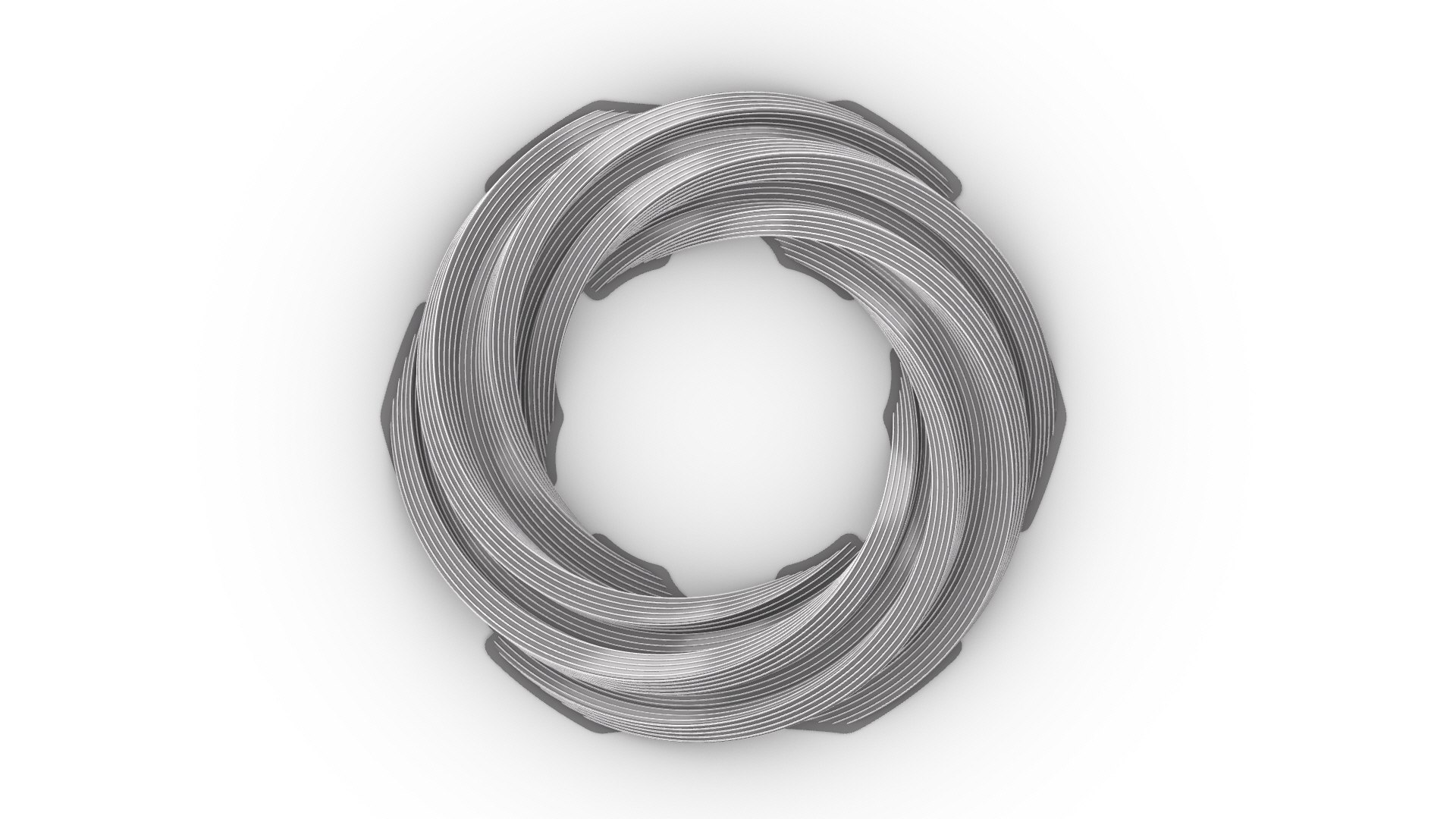 3D Twisted Pipes Structure Model - TurboSquid 2183660