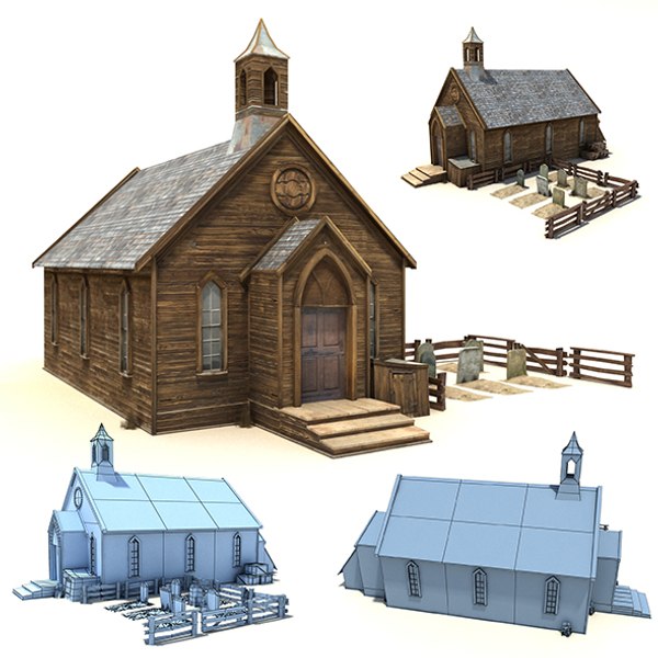 3D model old western bank - TurboSquid 1219944