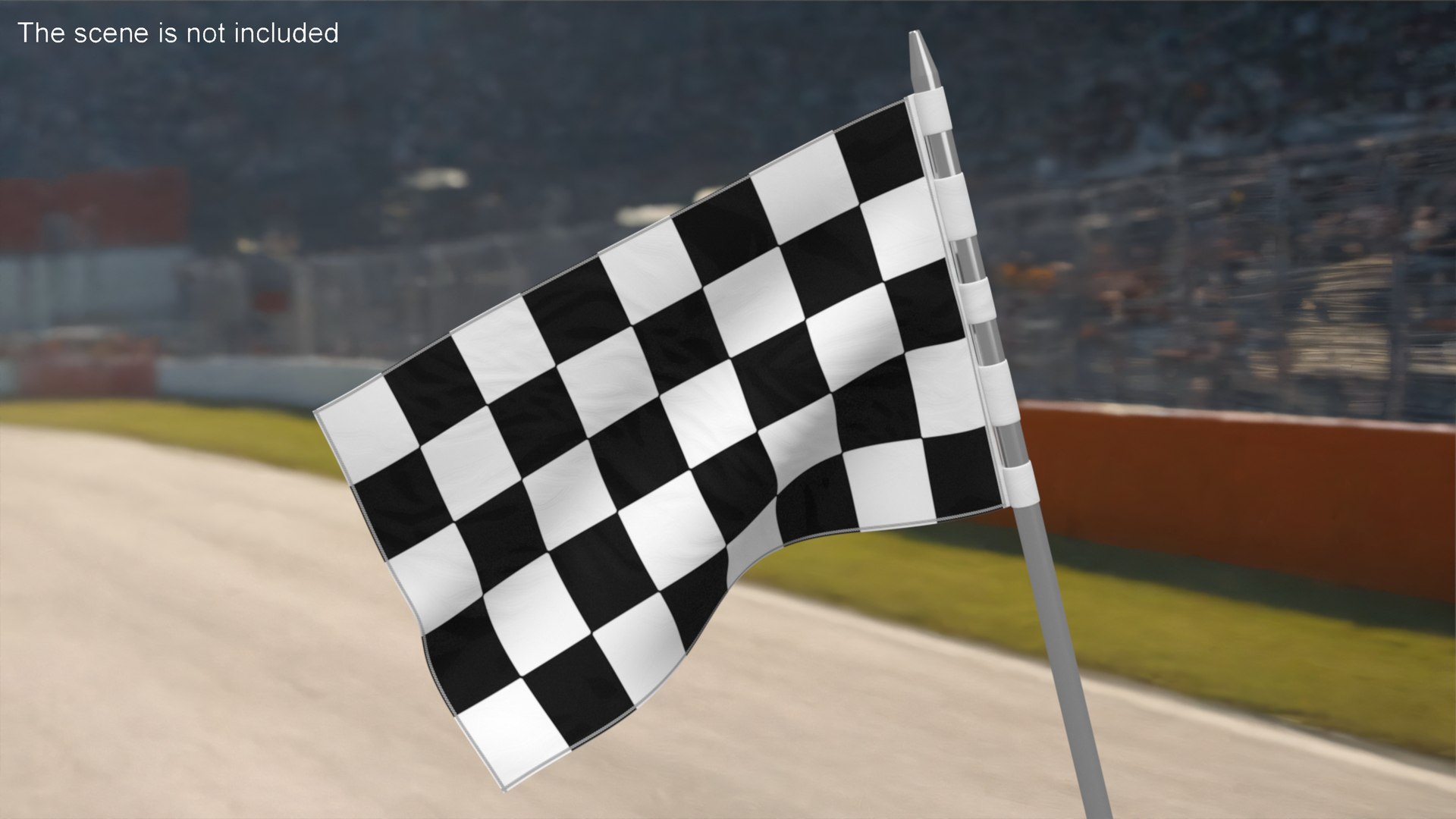 Checkered Flag 3D Model - TurboSquid 2151722