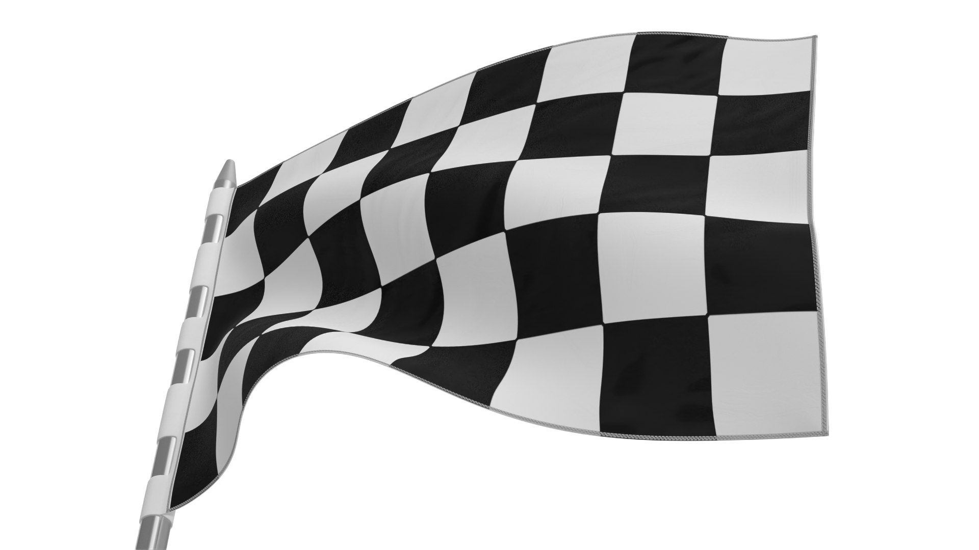 Checkered Flag 3D Model - TurboSquid 2151722
