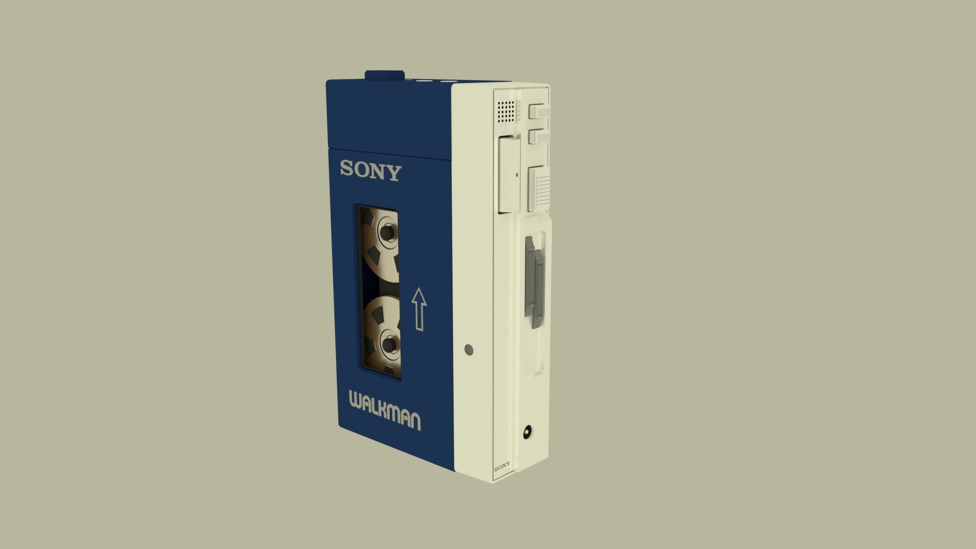 Sony TPS Walkman 3D model - TurboSquid 1714453