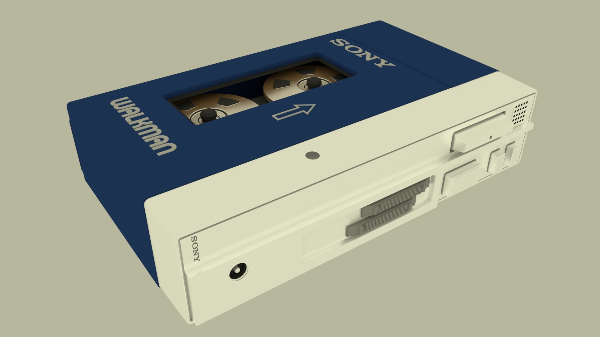 Sony TPS Walkman 3D model - TurboSquid 1714453