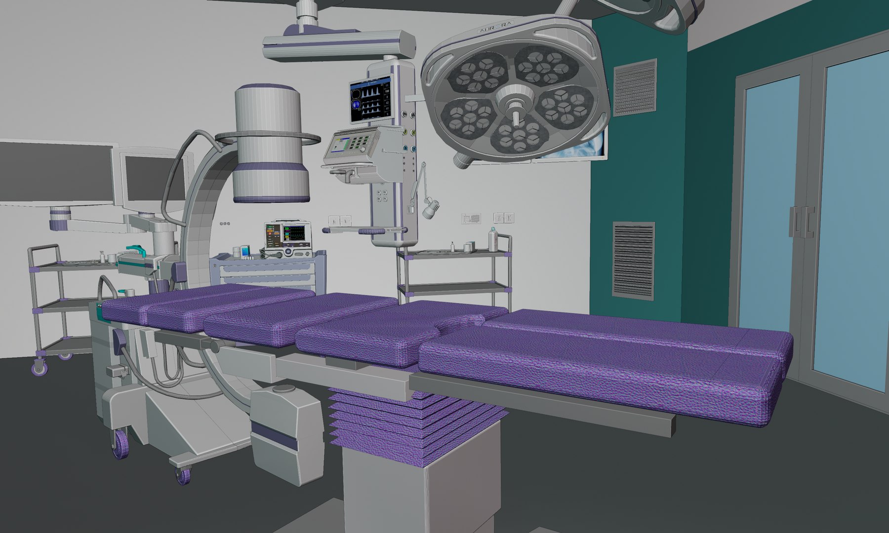 3D Surgical-Operation Room 3D Model Model - TurboSquid 1714745