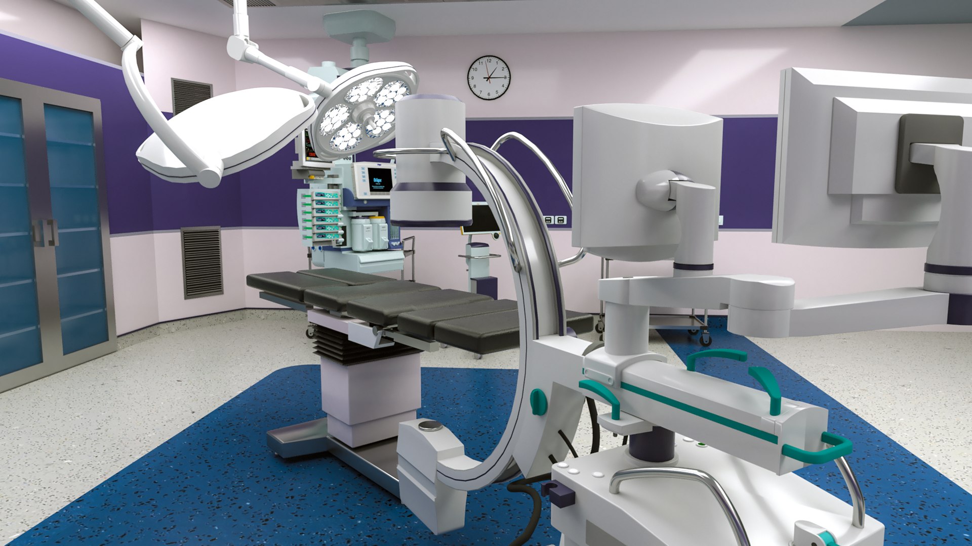 3D Surgical-Operation Room 3D Model Model - TurboSquid 1714745