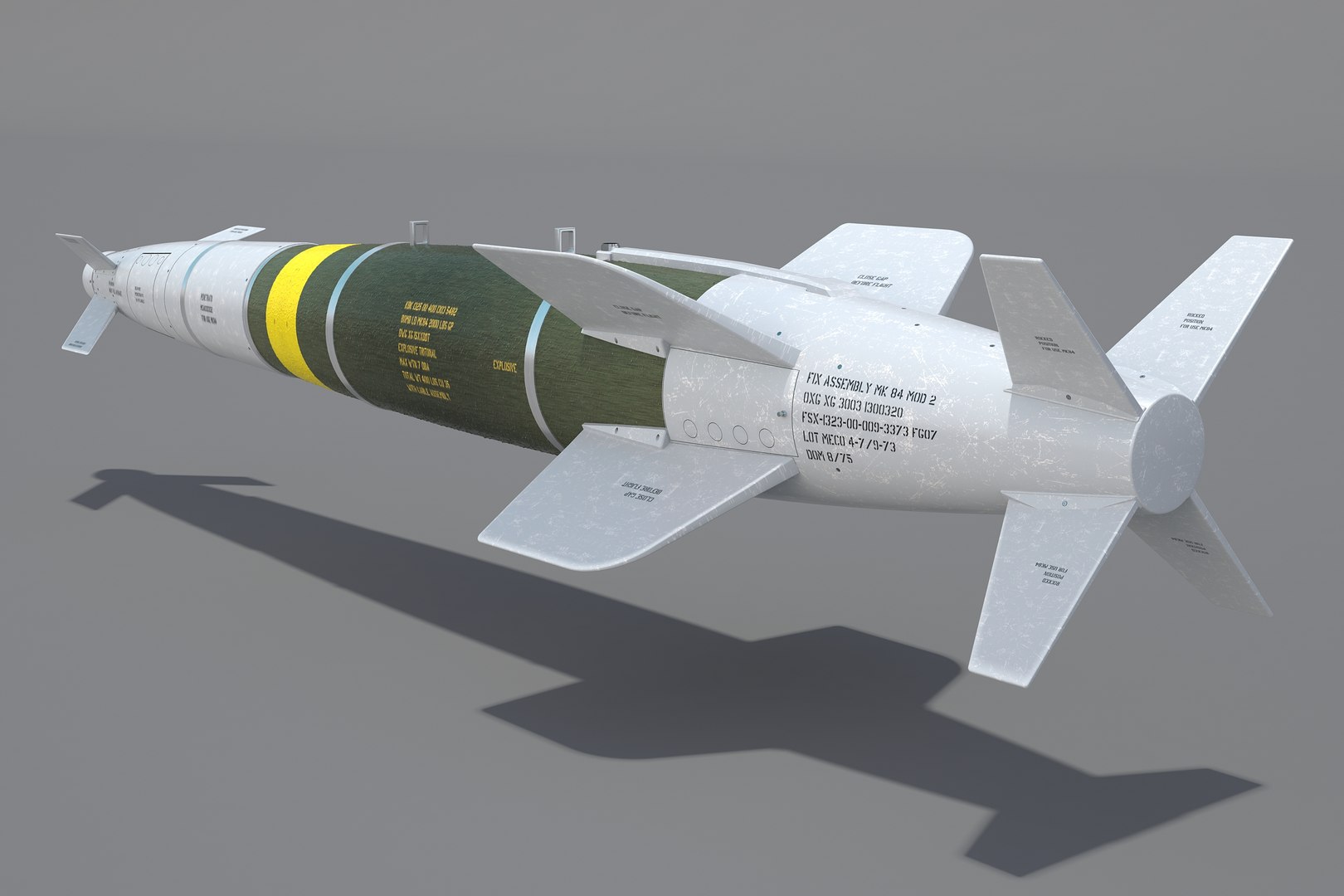 Spice-2000 Guided Bomb 3d Model