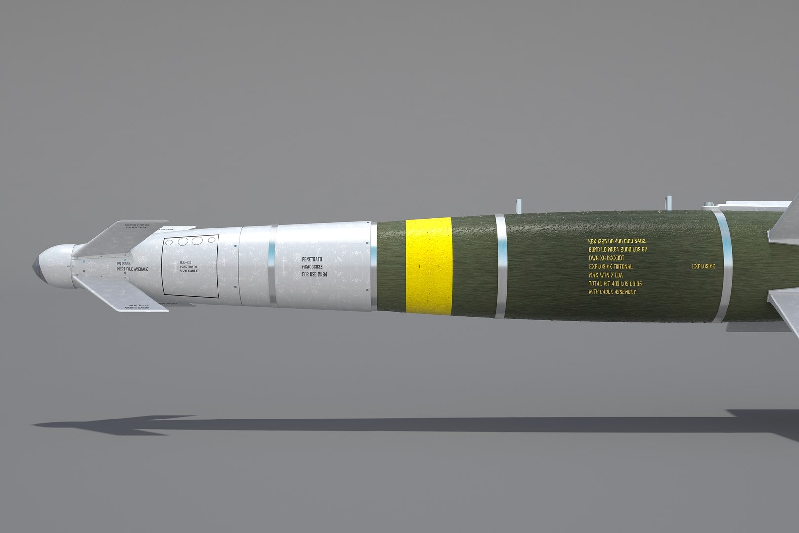 Spice-2000 Guided Bomb 3d Model