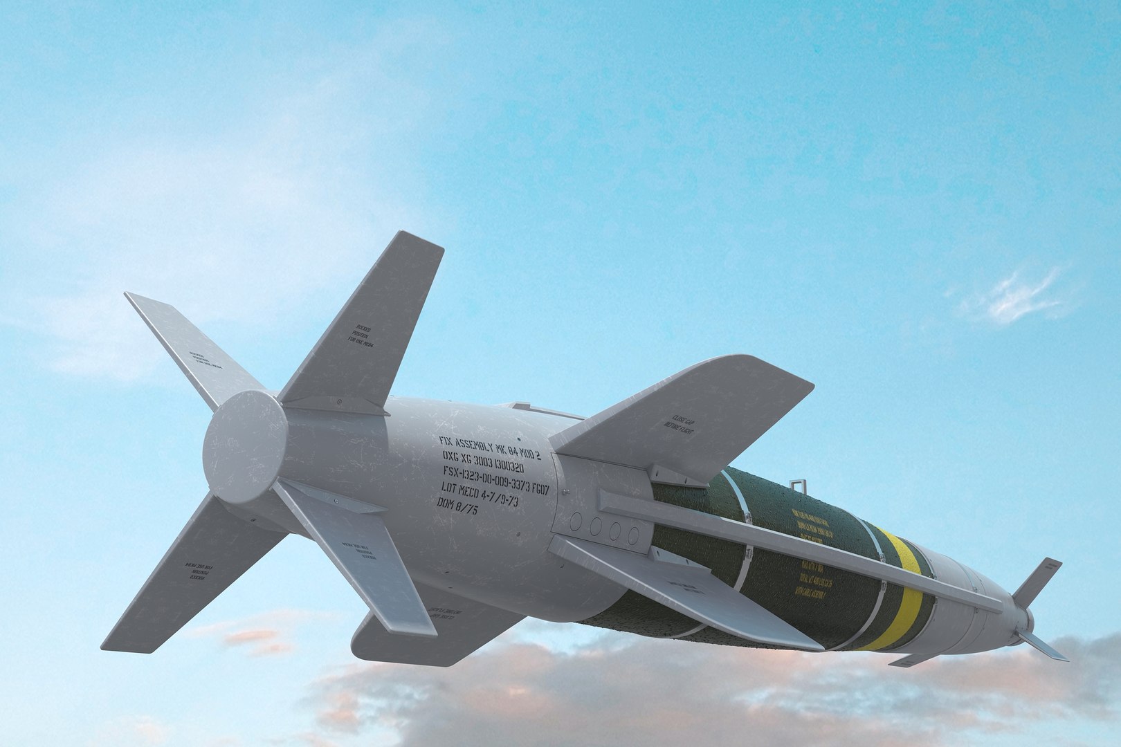 Spice-2000 Guided Bomb 3d Model
