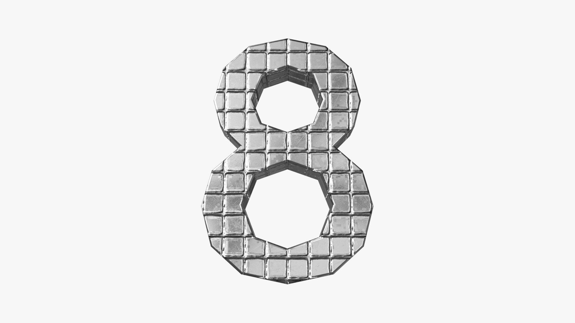 Three-dimensional Digital Model 0-9 Numbers 3D Model - TurboSquid 2168409