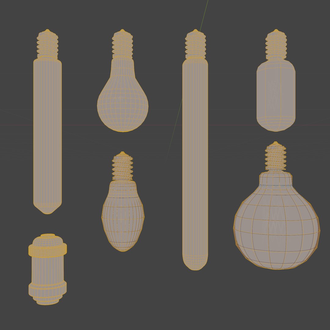 3D Bulbs Collection 3D model model - TurboSquid 2155751