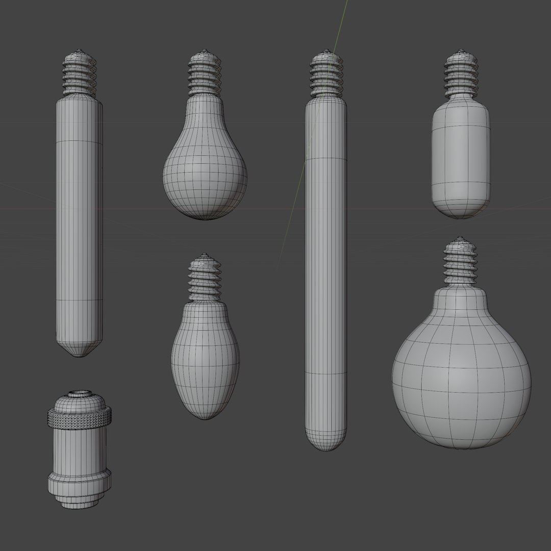 3D Bulbs Collection 3D model model - TurboSquid 2155751