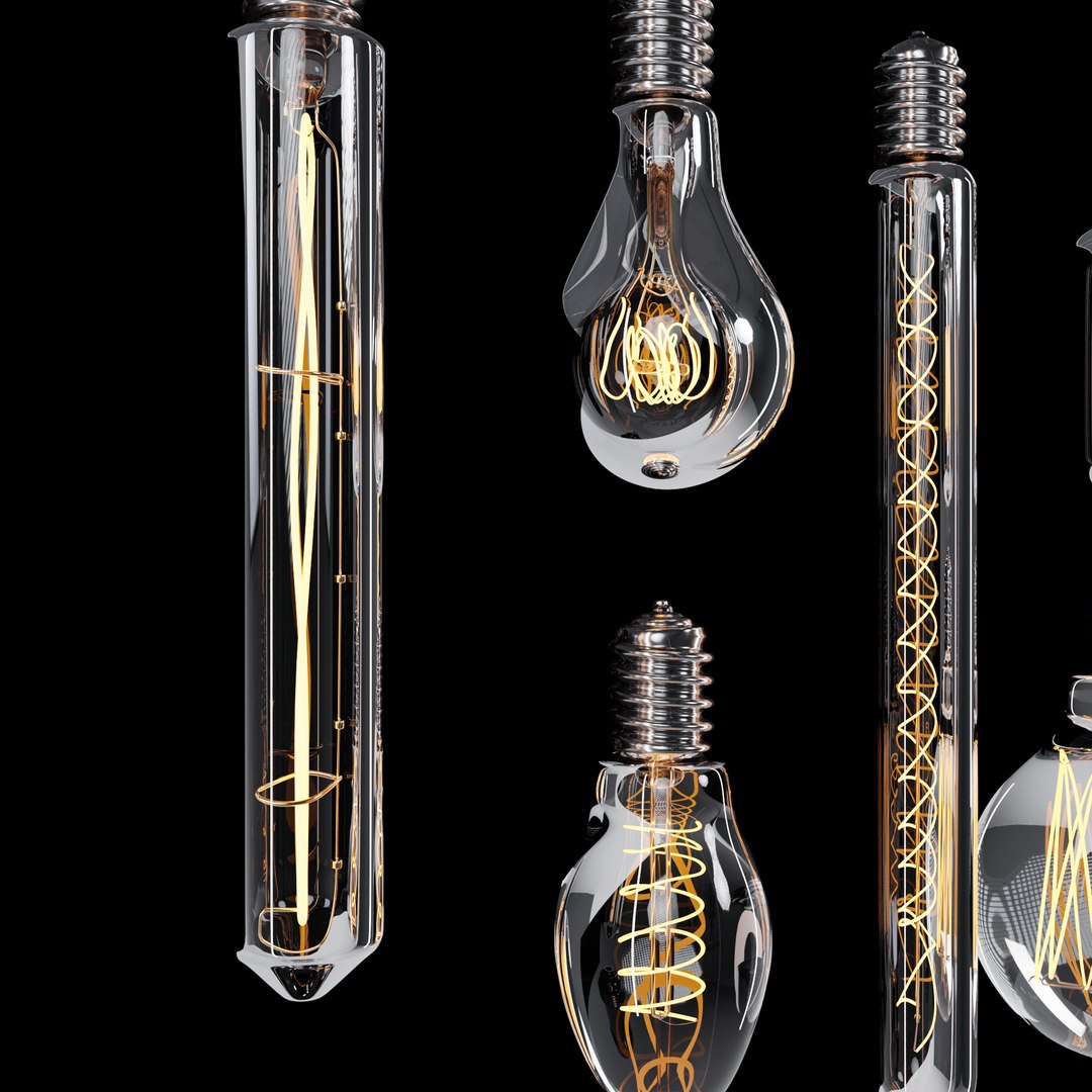 3D Bulbs Collection 3D model model - TurboSquid 2155751