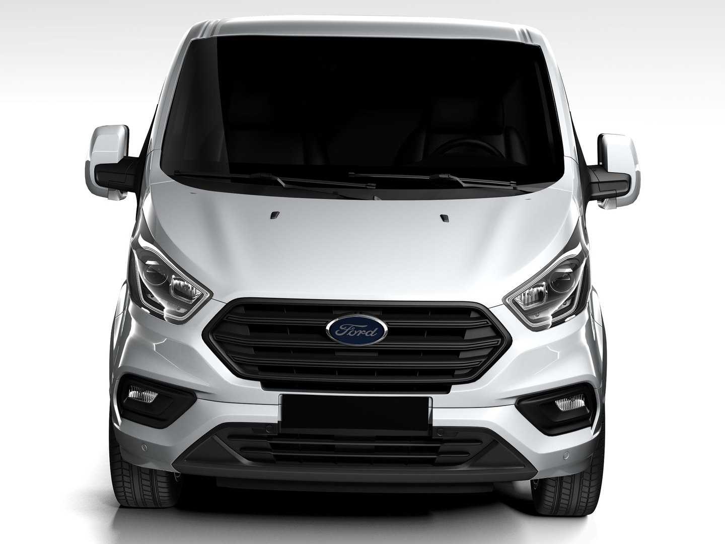 Ford Transit Custom Van 2018 3D Model - TurboSquid 2224264