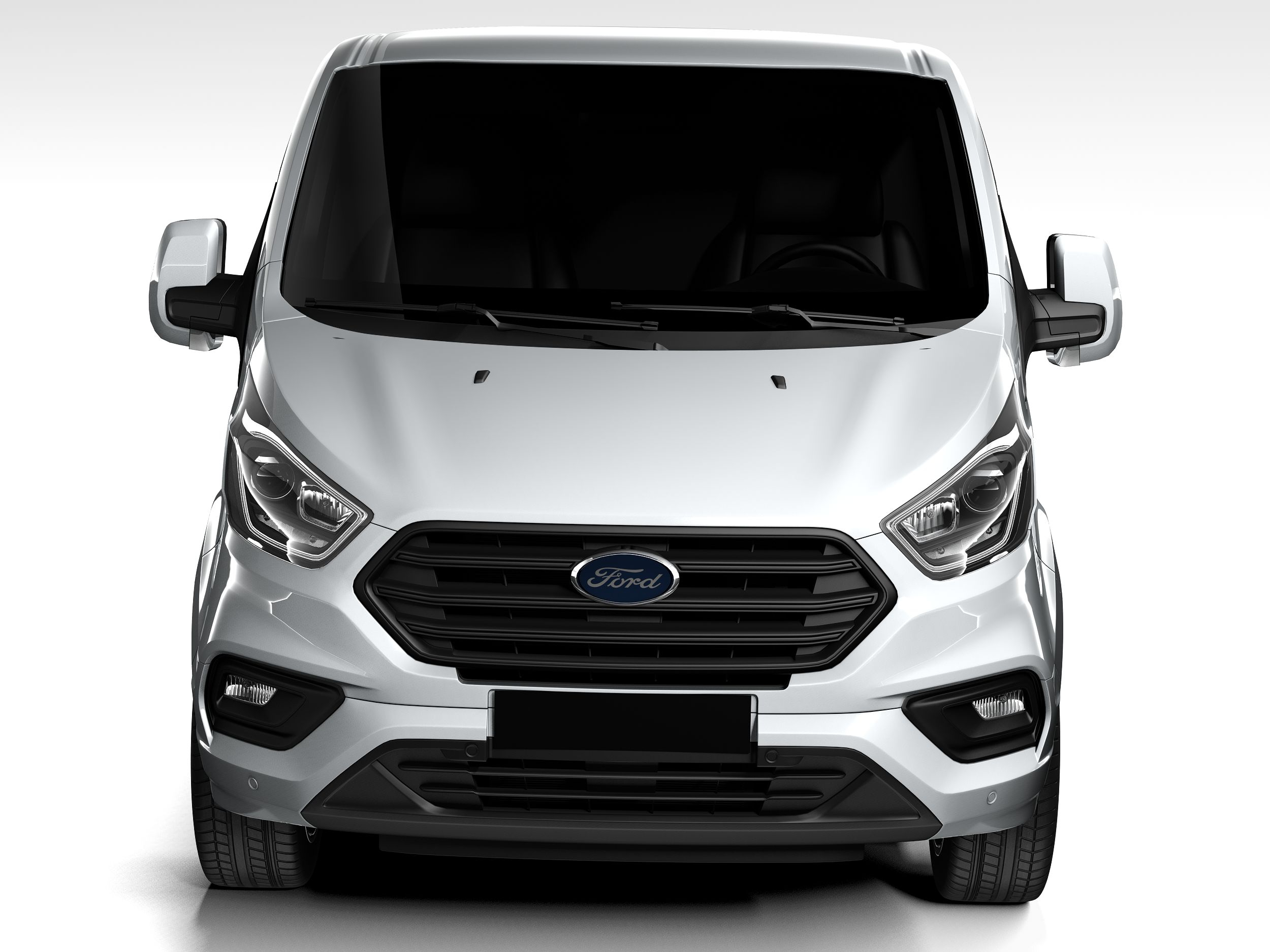 modèle 3D de Ford Transit Fourgonnette Personnalisée 2018 - TurboSquid ...