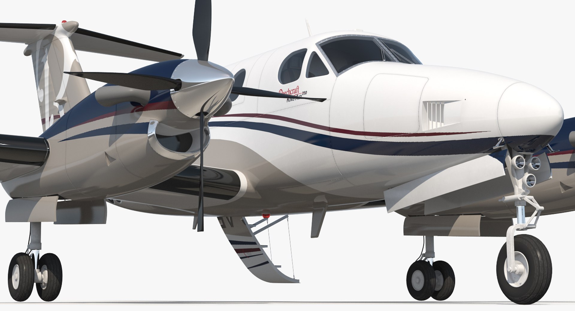 Civil utility aircraft beechcraft model - TurboSquid 1189501