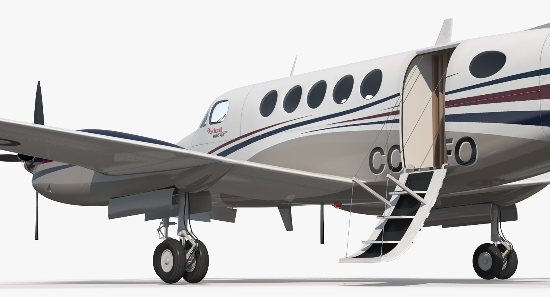 Civil utility aircraft beechcraft model - TurboSquid 1189501