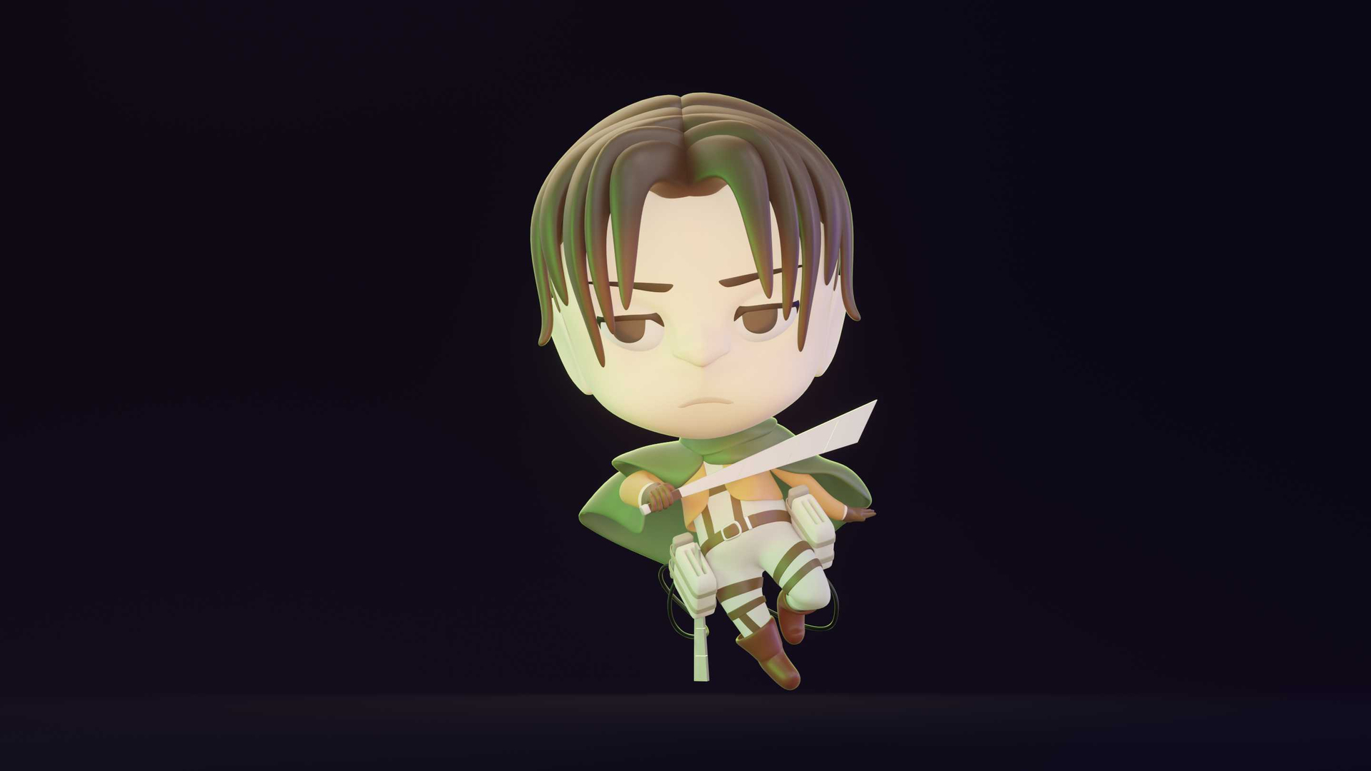 3D Model Attack On Titan - Levi - TurboSquid 2181380