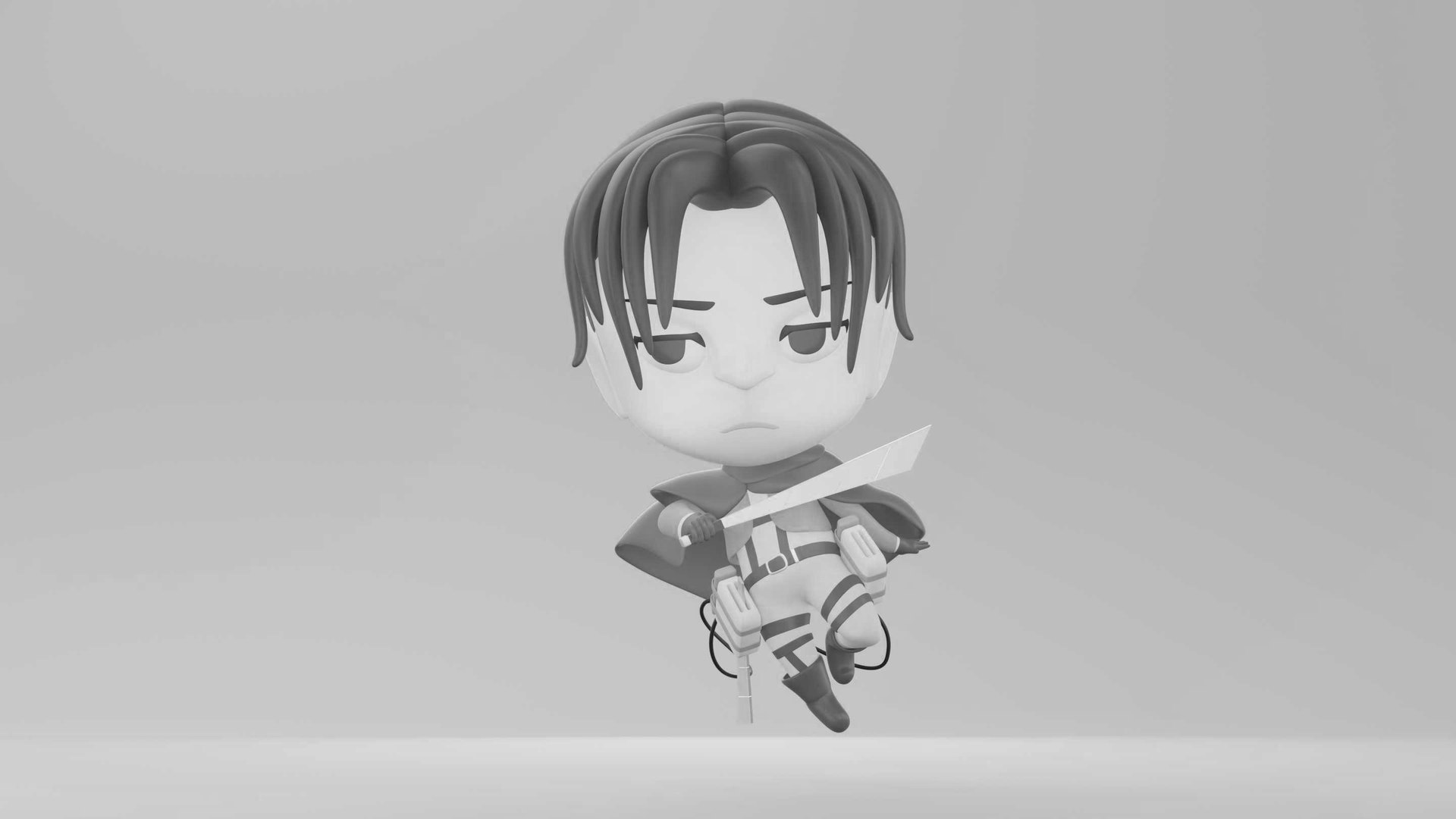 3D Model Attack On Titan - Levi - TurboSquid 2181380