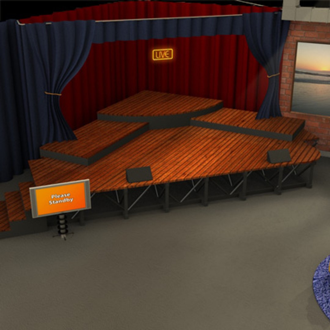 Lightwave Set Stage Area